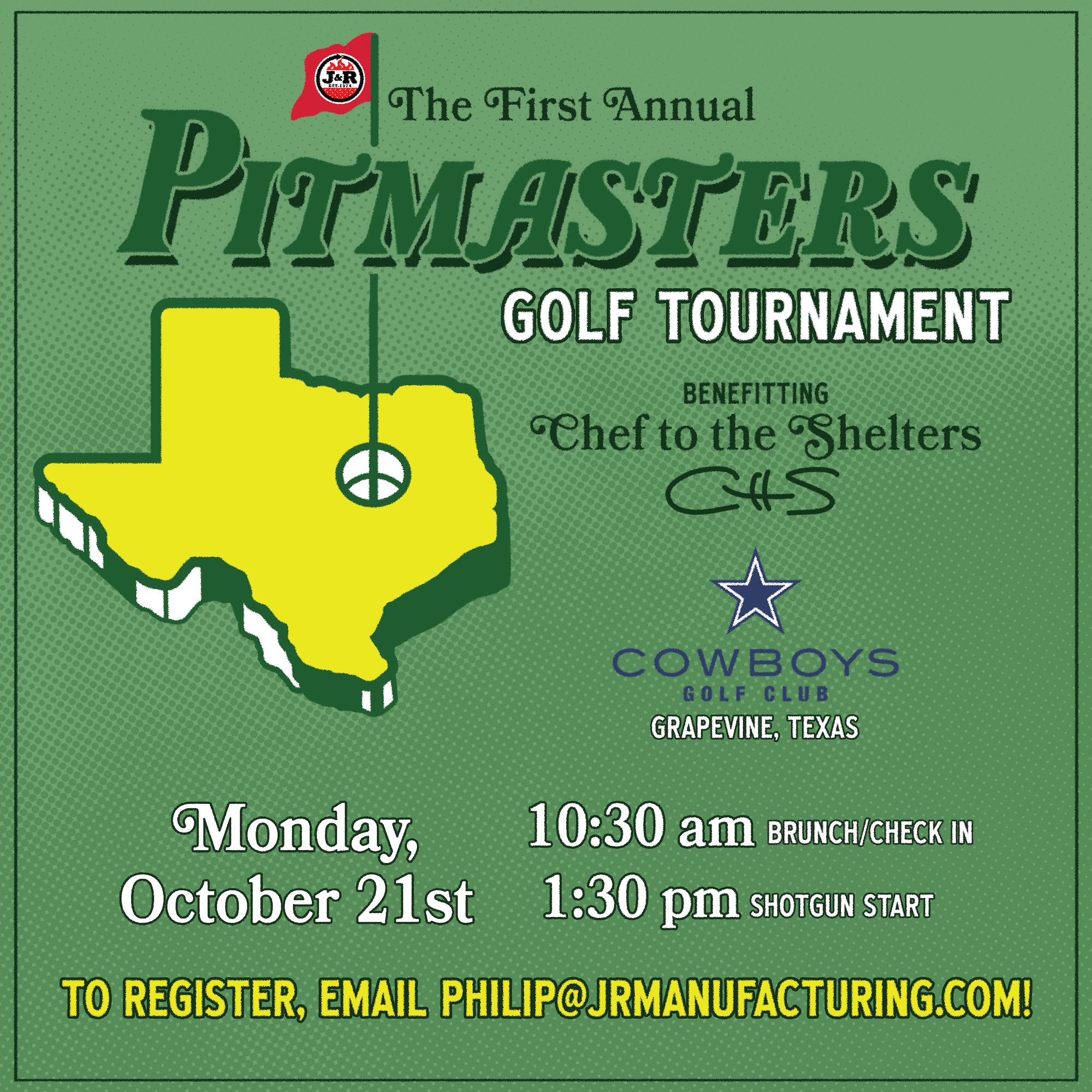 Join our J&R PitMasters Golf Tourney on 10/21! - J&R Manufacturing